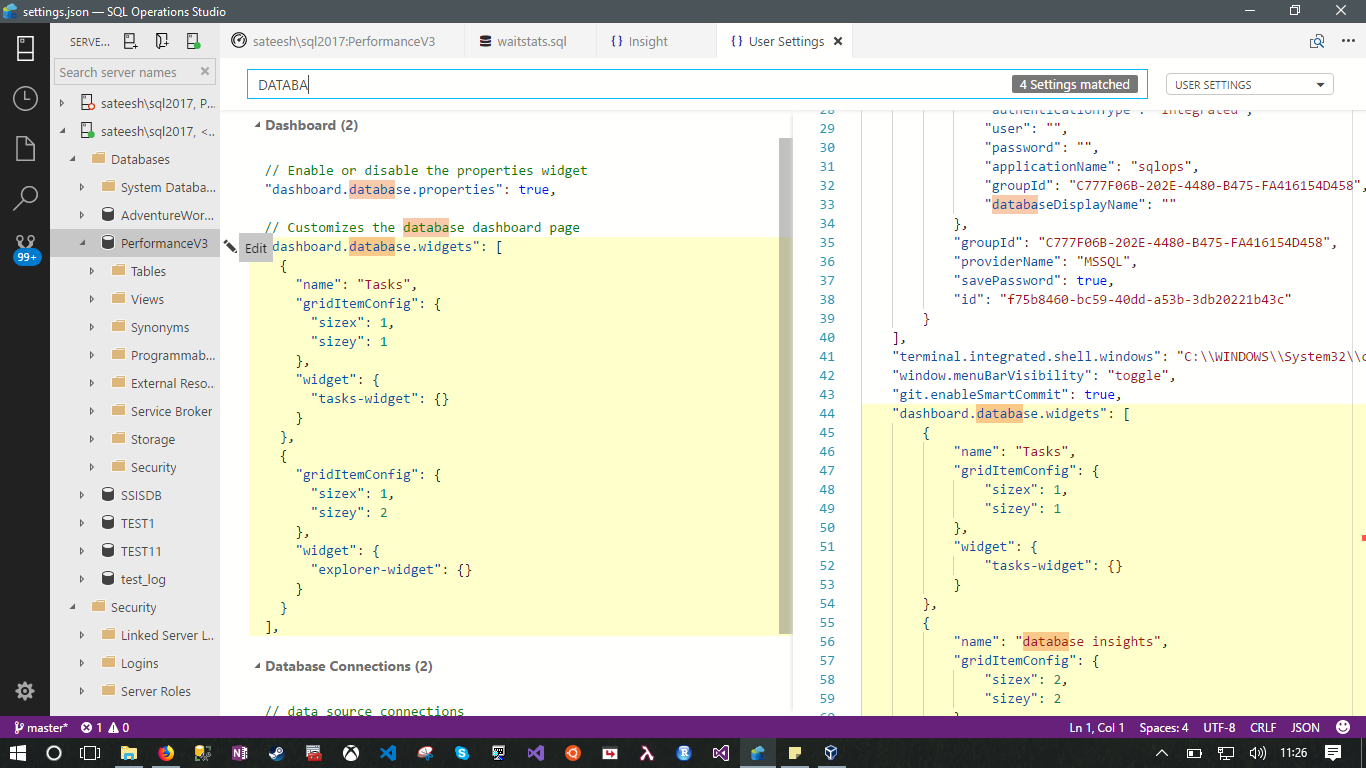 Creating Reports using SQL Operations Studio